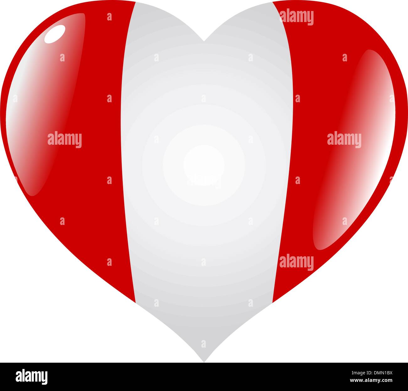Heart flag peru Stock Vector Images - Alamy
