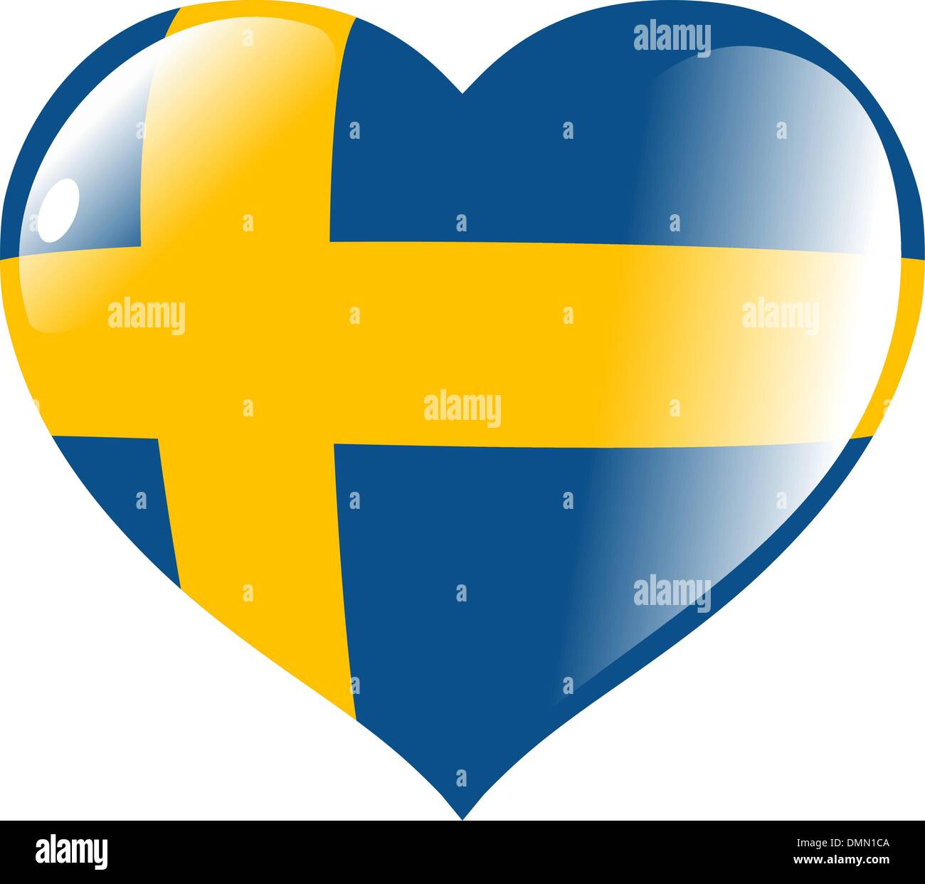 Sweden national flag in Stock Vector Images - Alamy