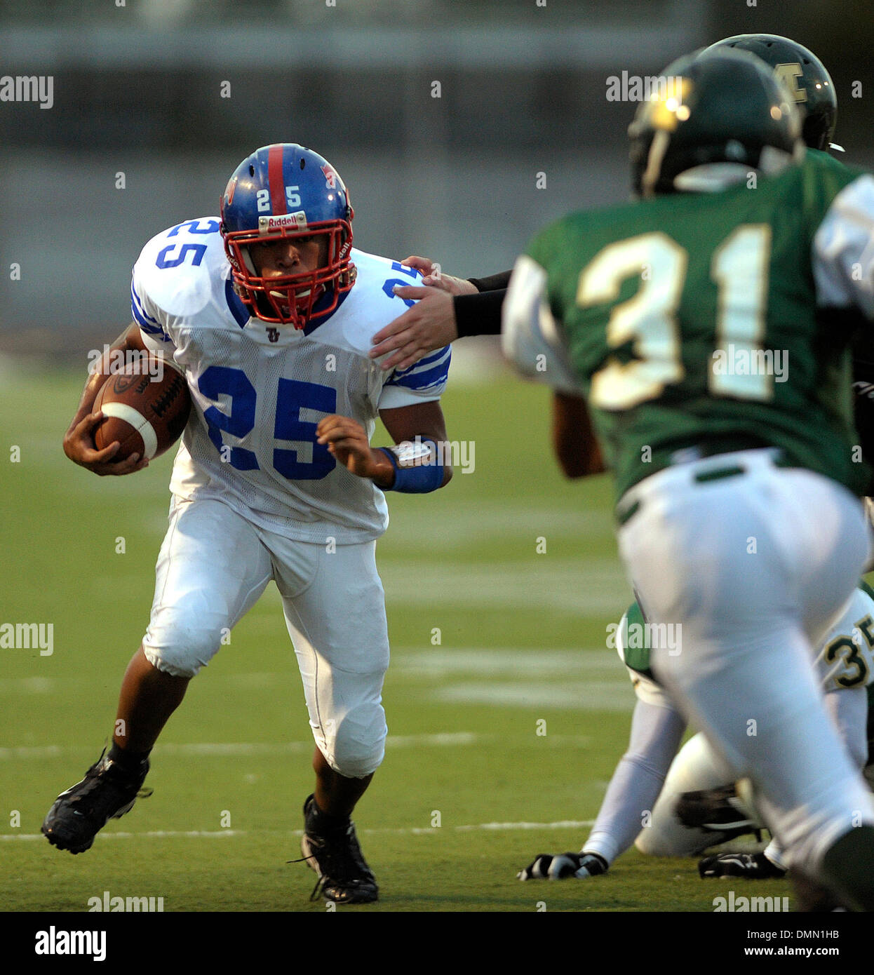 Jefferson running back Patrick Farias runs for yardage against McCollum ...