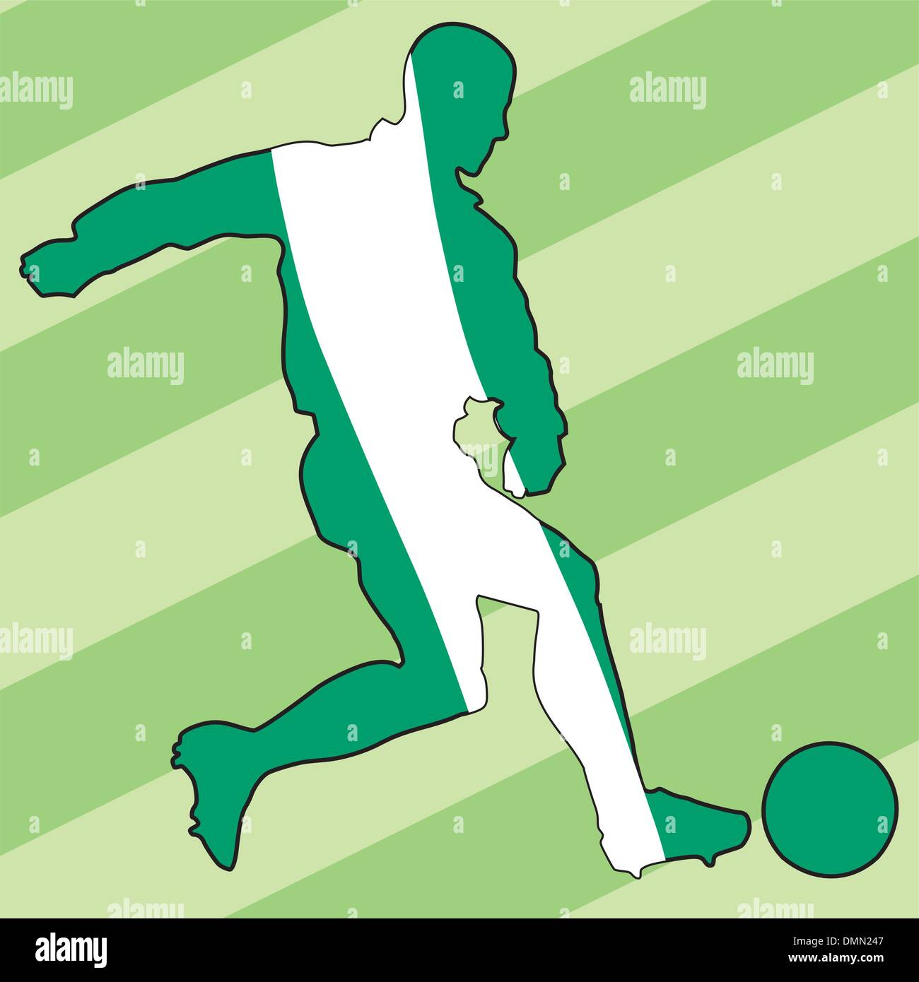 Soccer team running in Stock Vector Images - Alamy