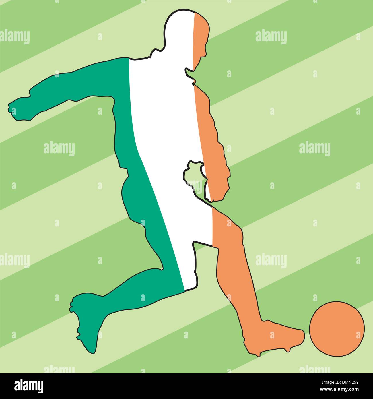 Ireland national team football Stock Vector Images - Alamy