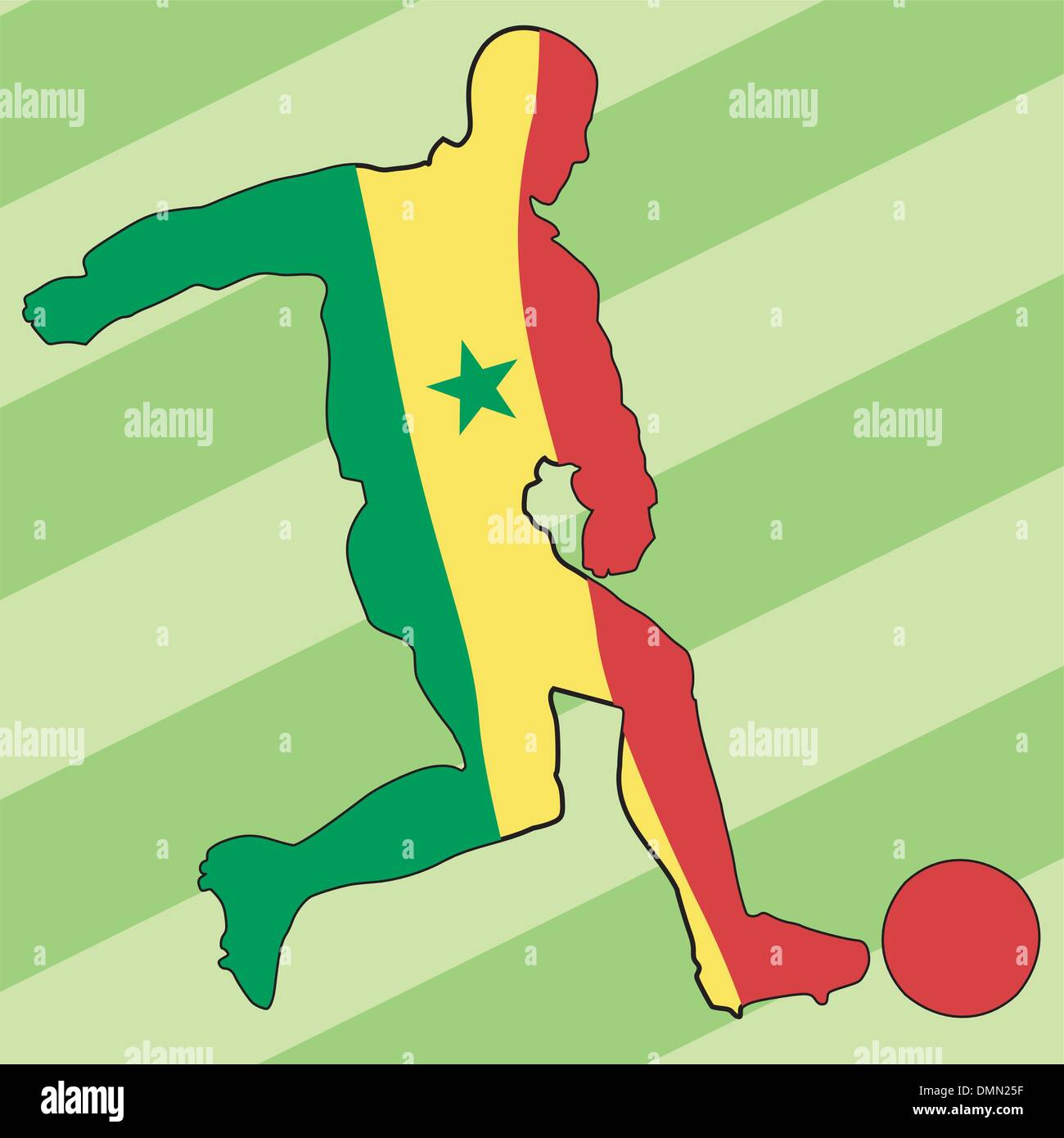 Soccer senegal Stock Vector Images - Alamy