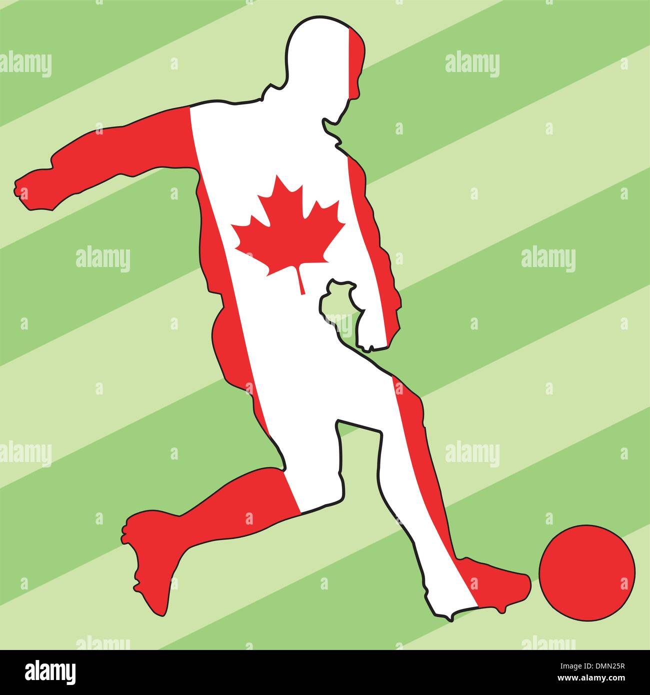 Canada soccer goal Stock Vector Images - Alamy