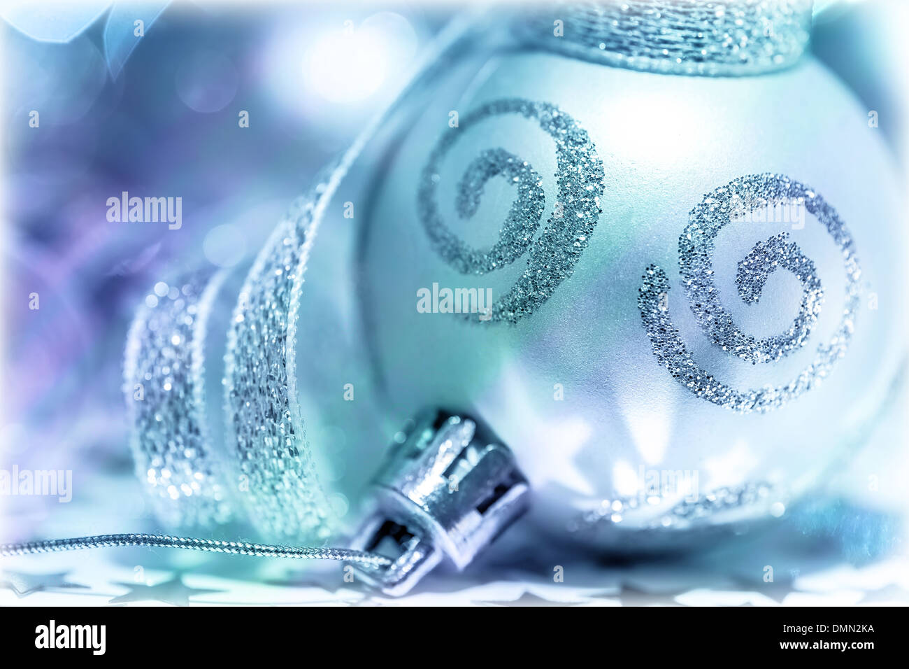 Silver festive decor hi-res stock photography and images - Alamy