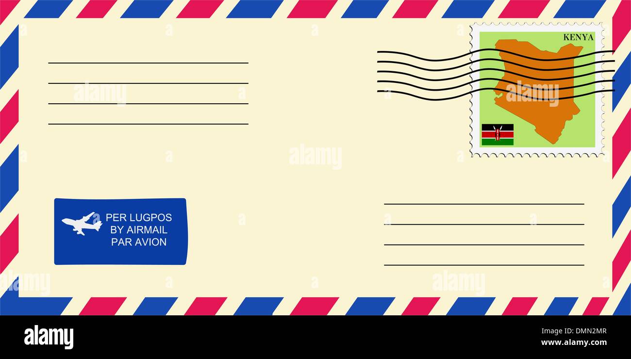 letter with national stamp Stock Vector Image & Art - Alamy