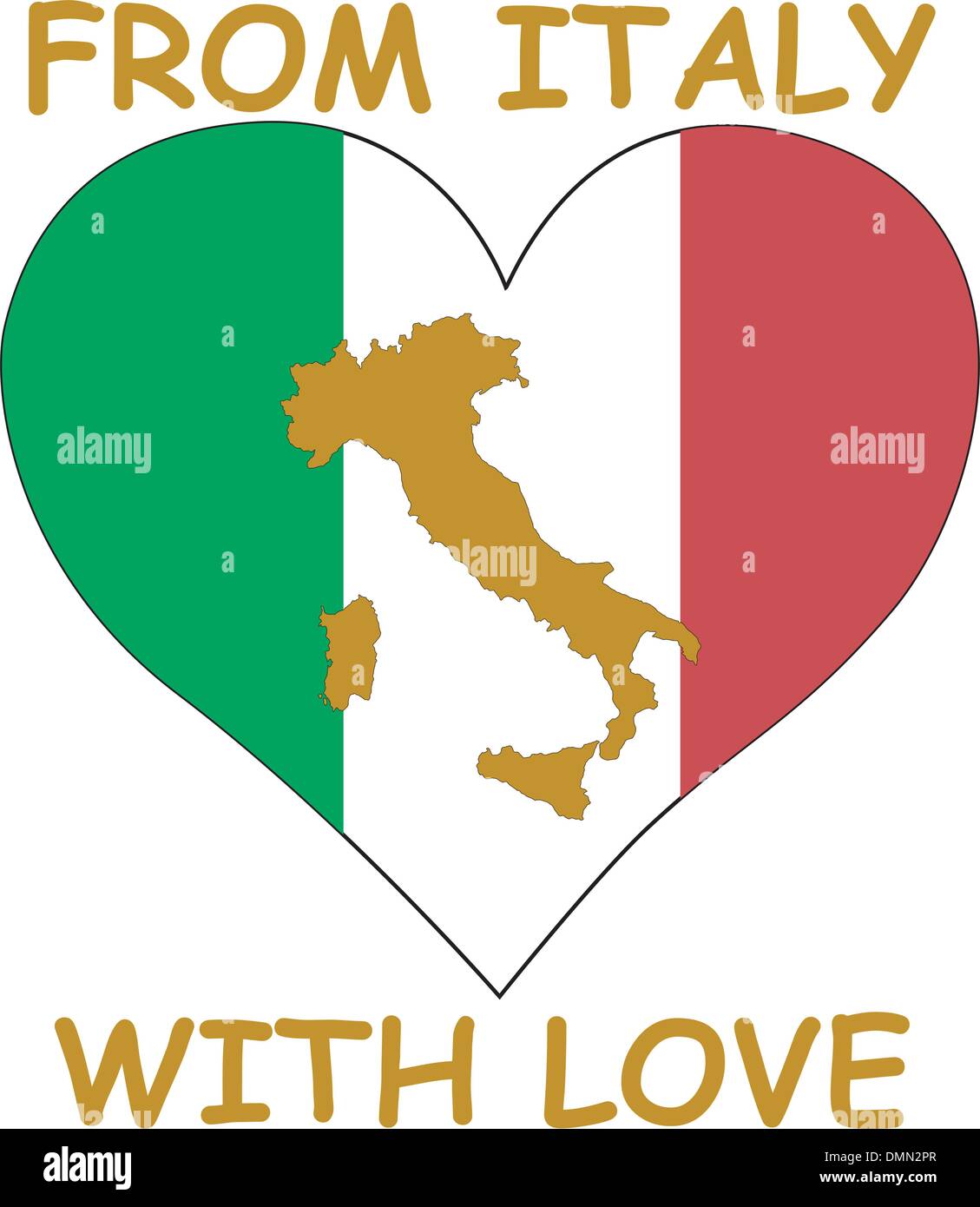 Italy political map Stock Vector Images - Alamy