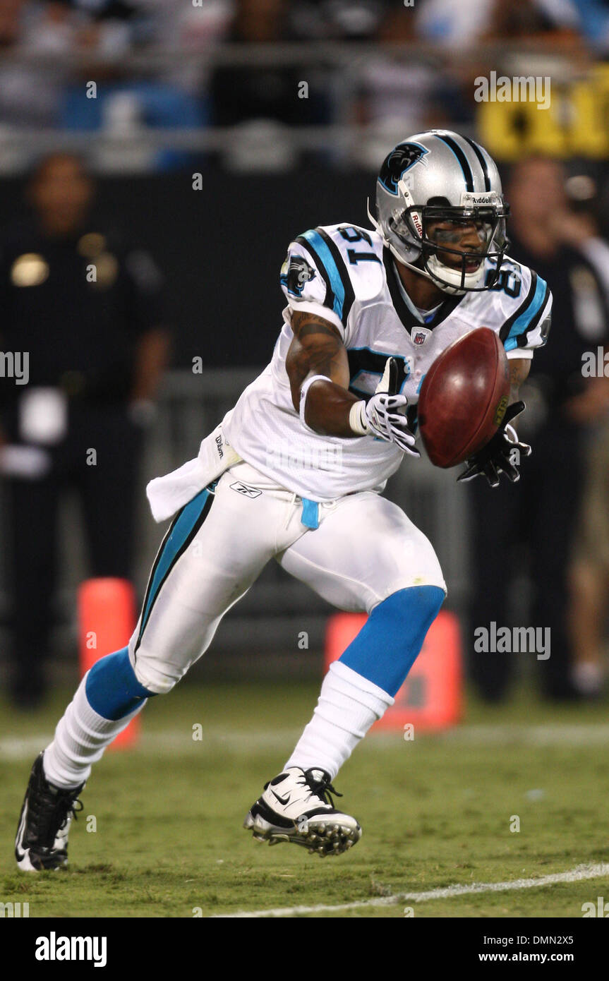 September 3, 2009: Carolina Panthers wide receiver Kenny Moore #81 ...