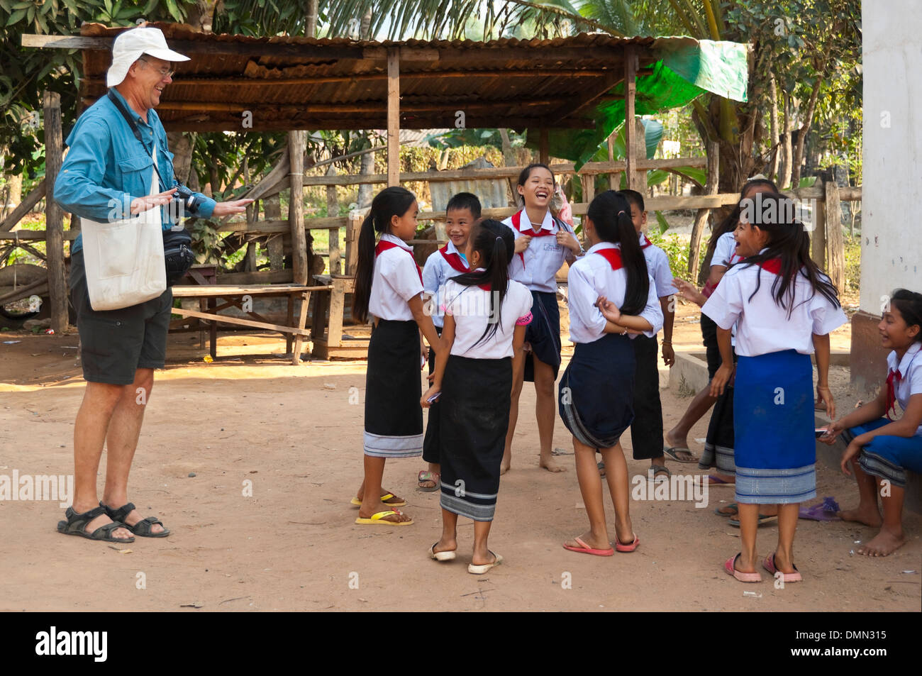 Westerner and locals hi-res stock photography and images - Alamy