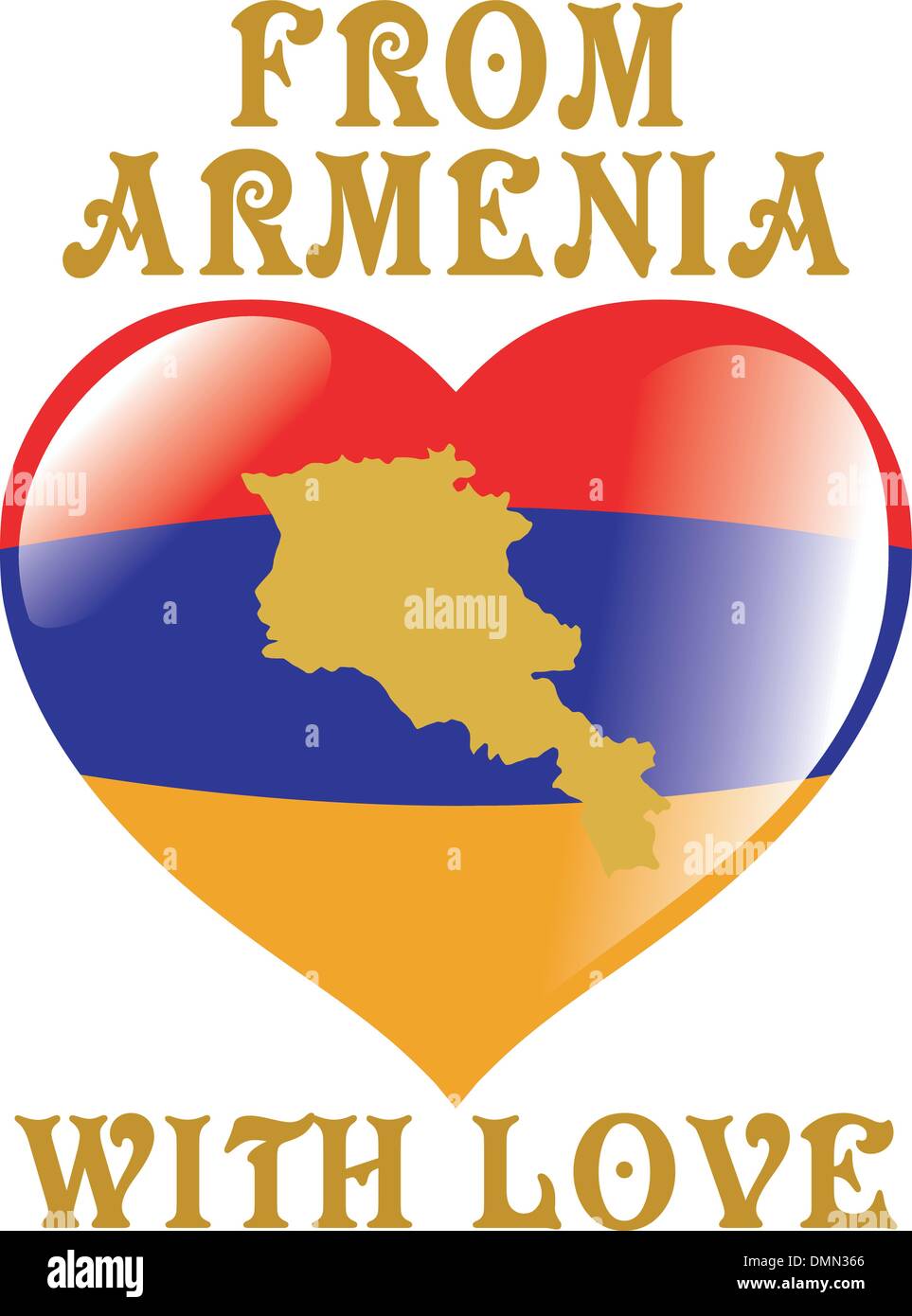 Armenia country border map Stock Vector Images - Alamy