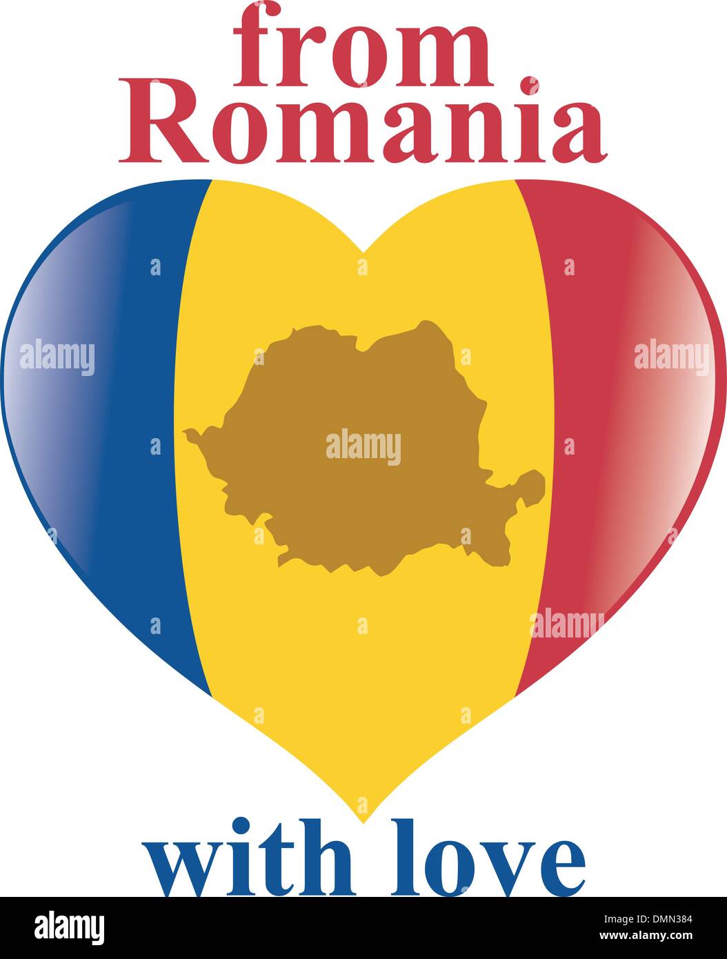 from Romania with love Stock Vector Image & Art - Alamy