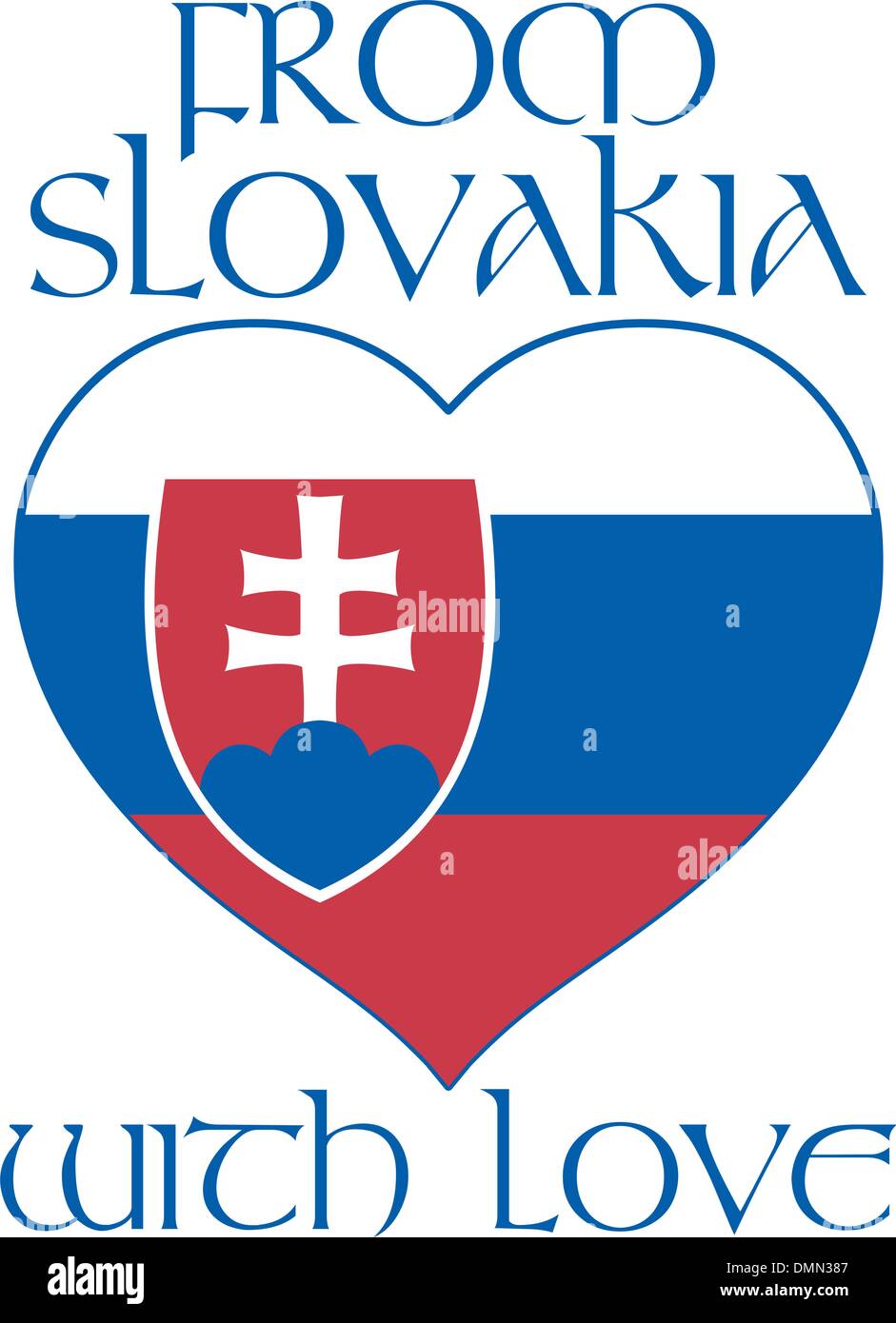 Flag map of slovakia Stock Vector Images - Alamy