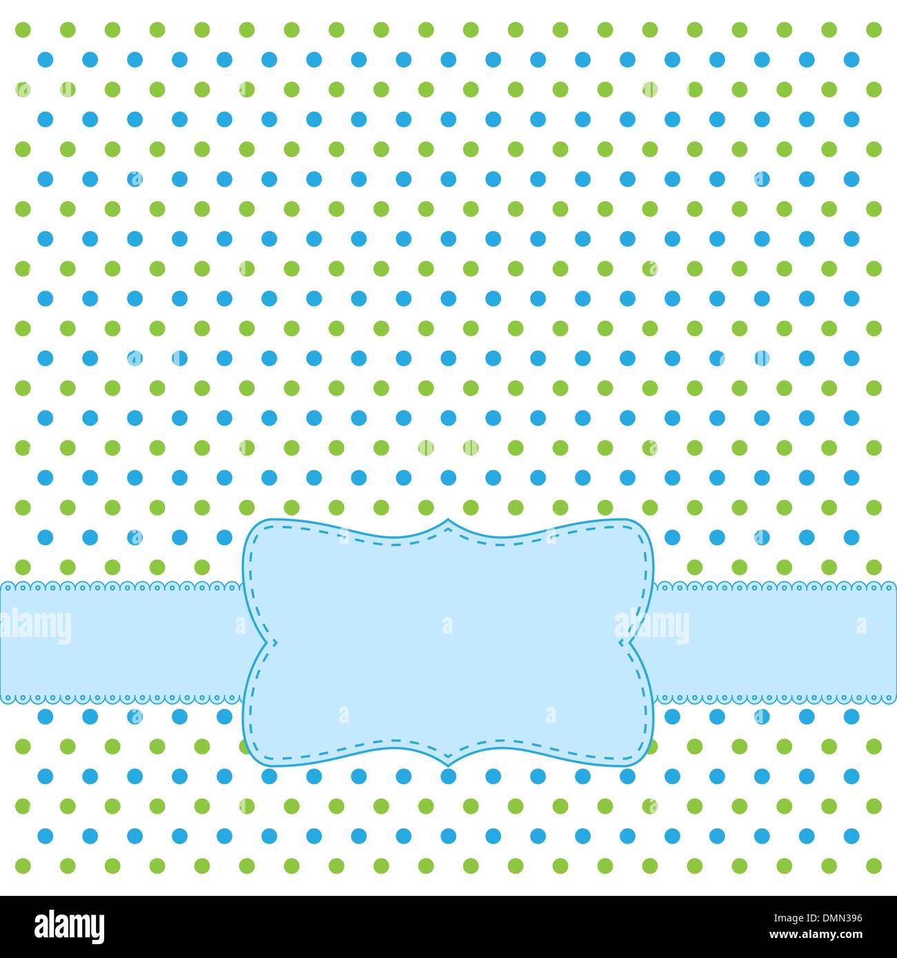 Polka dot design frame Stock Vector Image & Art - Alamy