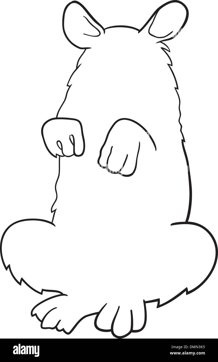 Baribal American black bear for coloring book Stock Vector Image & Art ...
