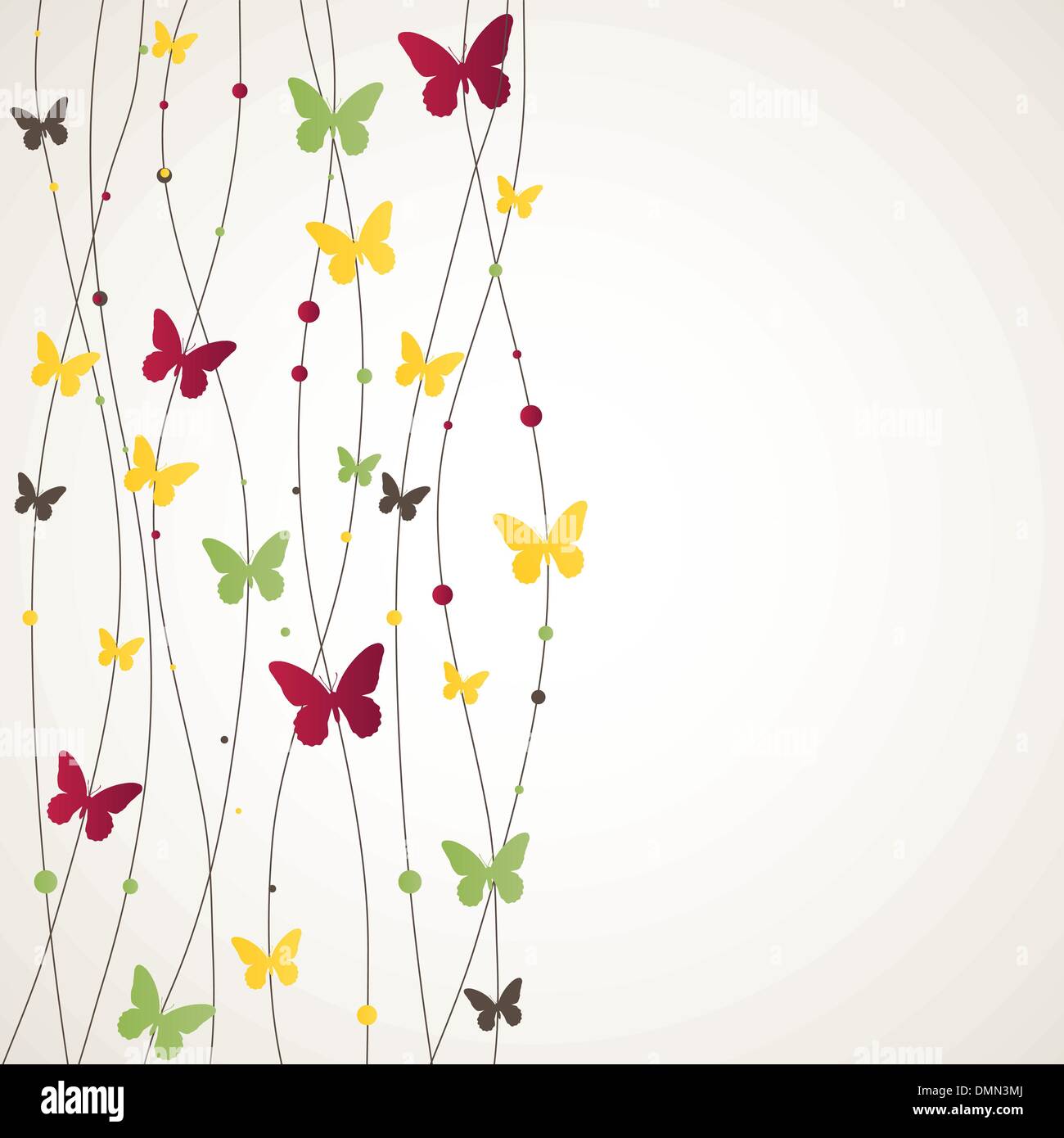 Background with Butterfly. Vector illustration Stock Vector Image & Art ...