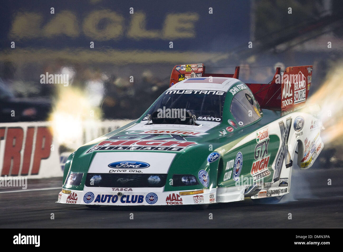 Nov 01, 2009 - Las Vegas, Nevada, USA - JOHN FORCE, Castrol GTX Ford ...