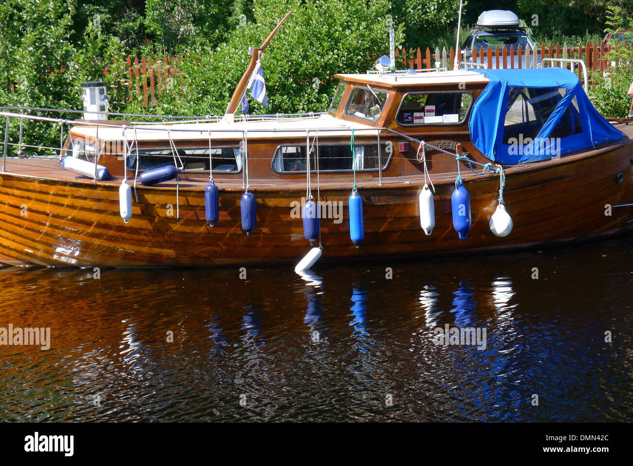 caledonian canal scotland boat Stock Photo - Alamy