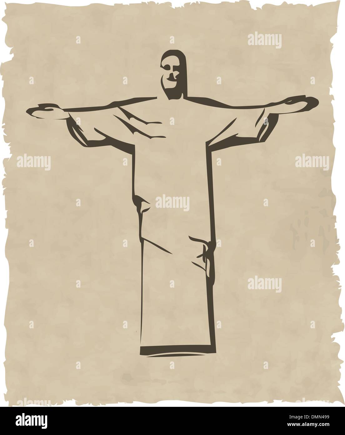 the vector iesus christ rio de janeiro statue silhouette Stock Vector ...