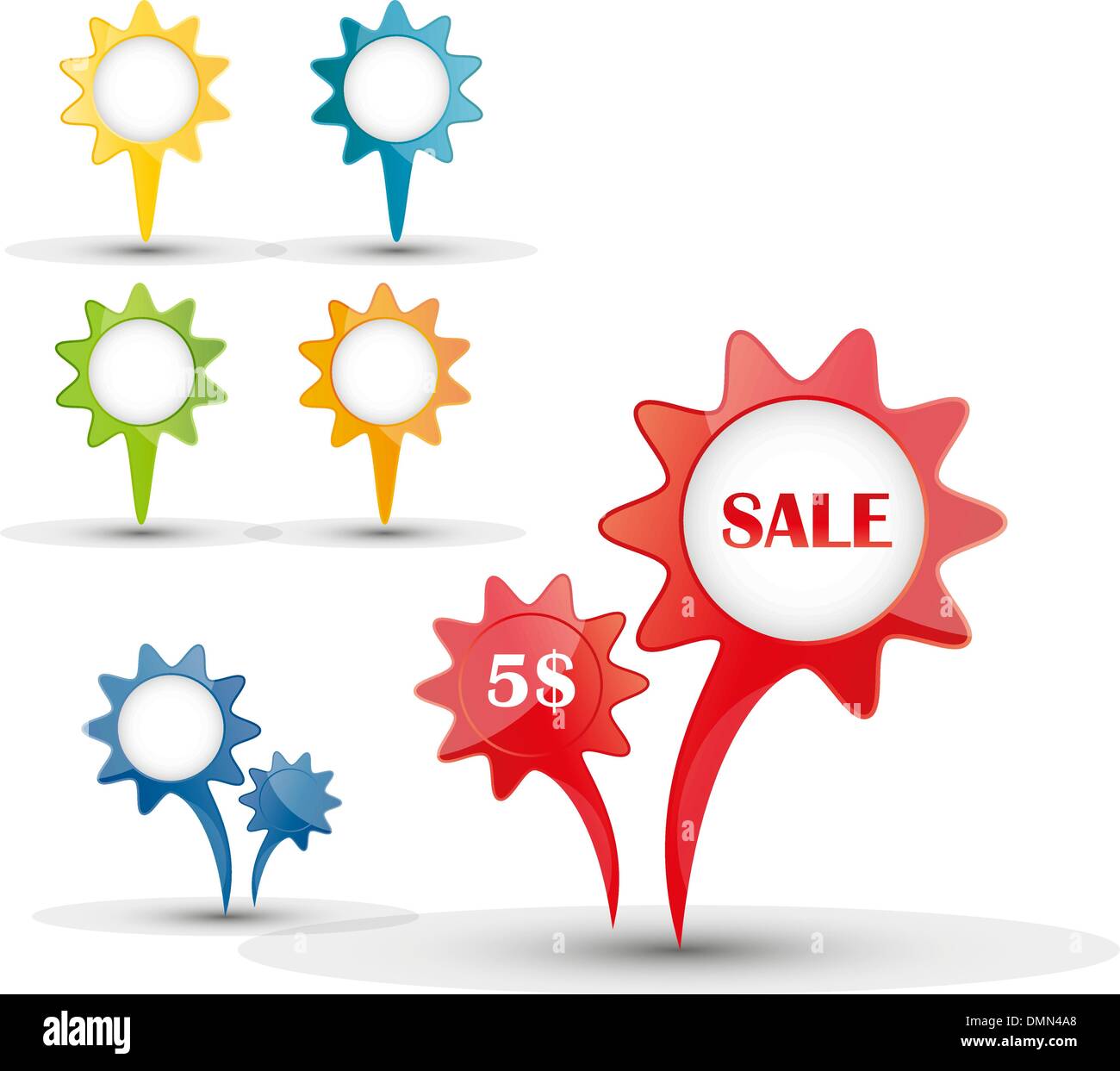 White pointers Stock Vector Images - Alamy