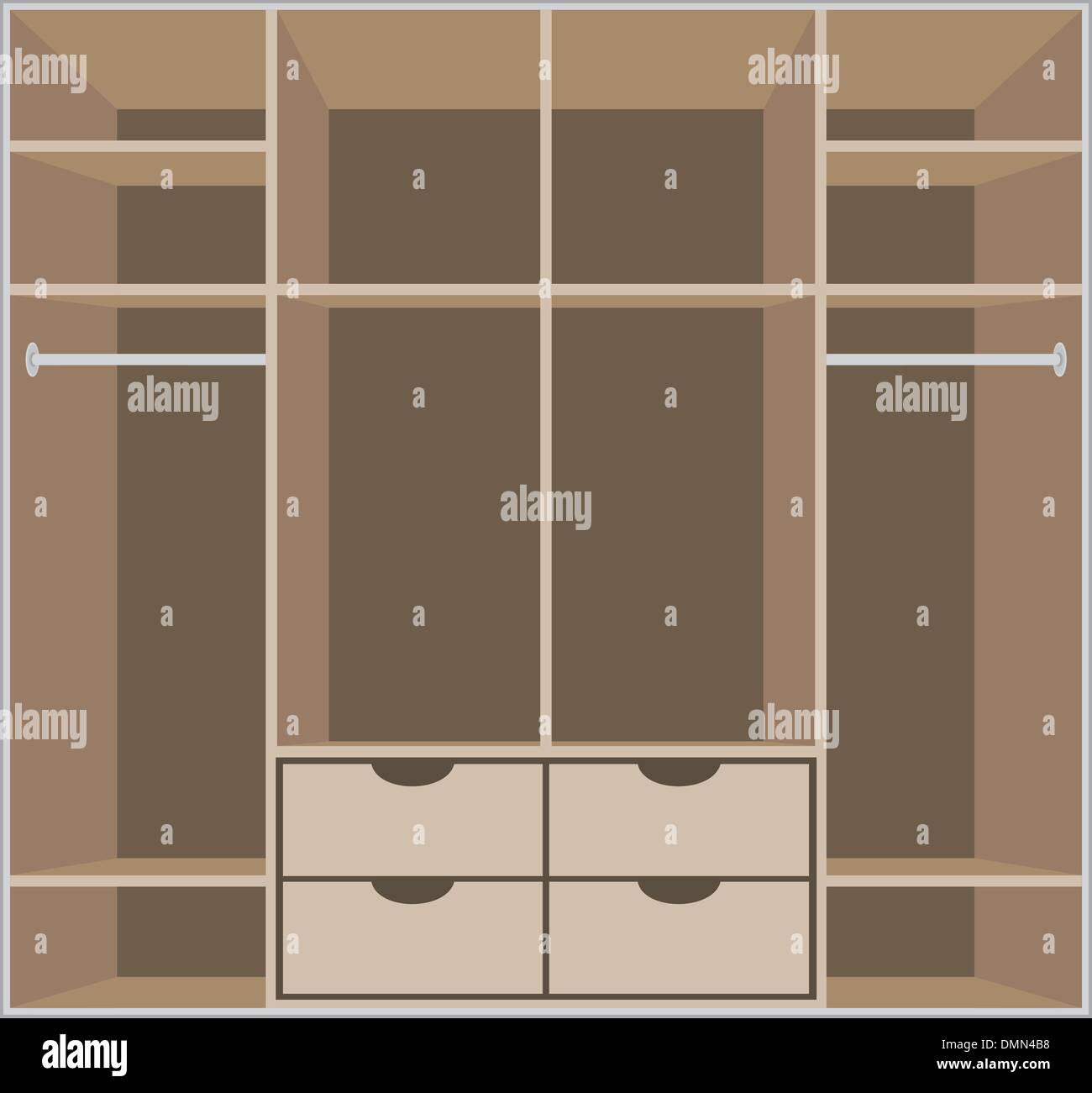 Wardrobe vector vectors hi-res stock photography and images - Alamy
