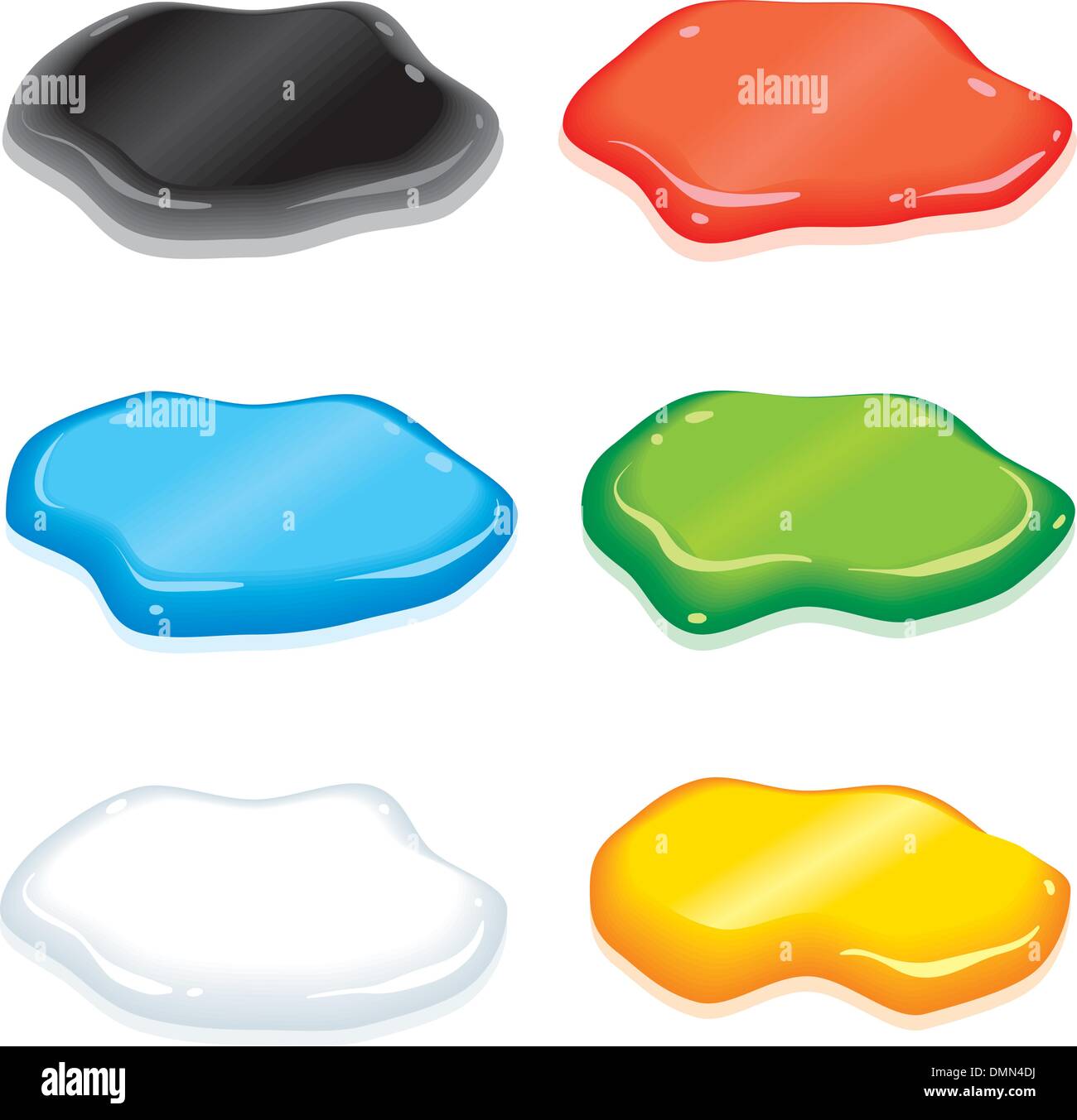 vector paint spill blobs Stock Vector Image & Art - Alamy