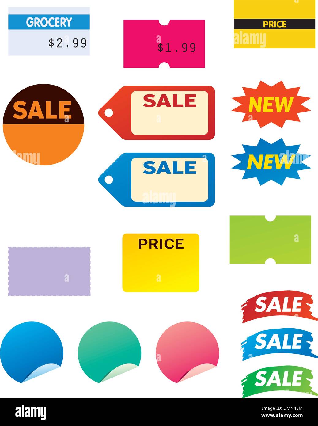 vector sales stickers Stock Vector Image & Art - Alamy
