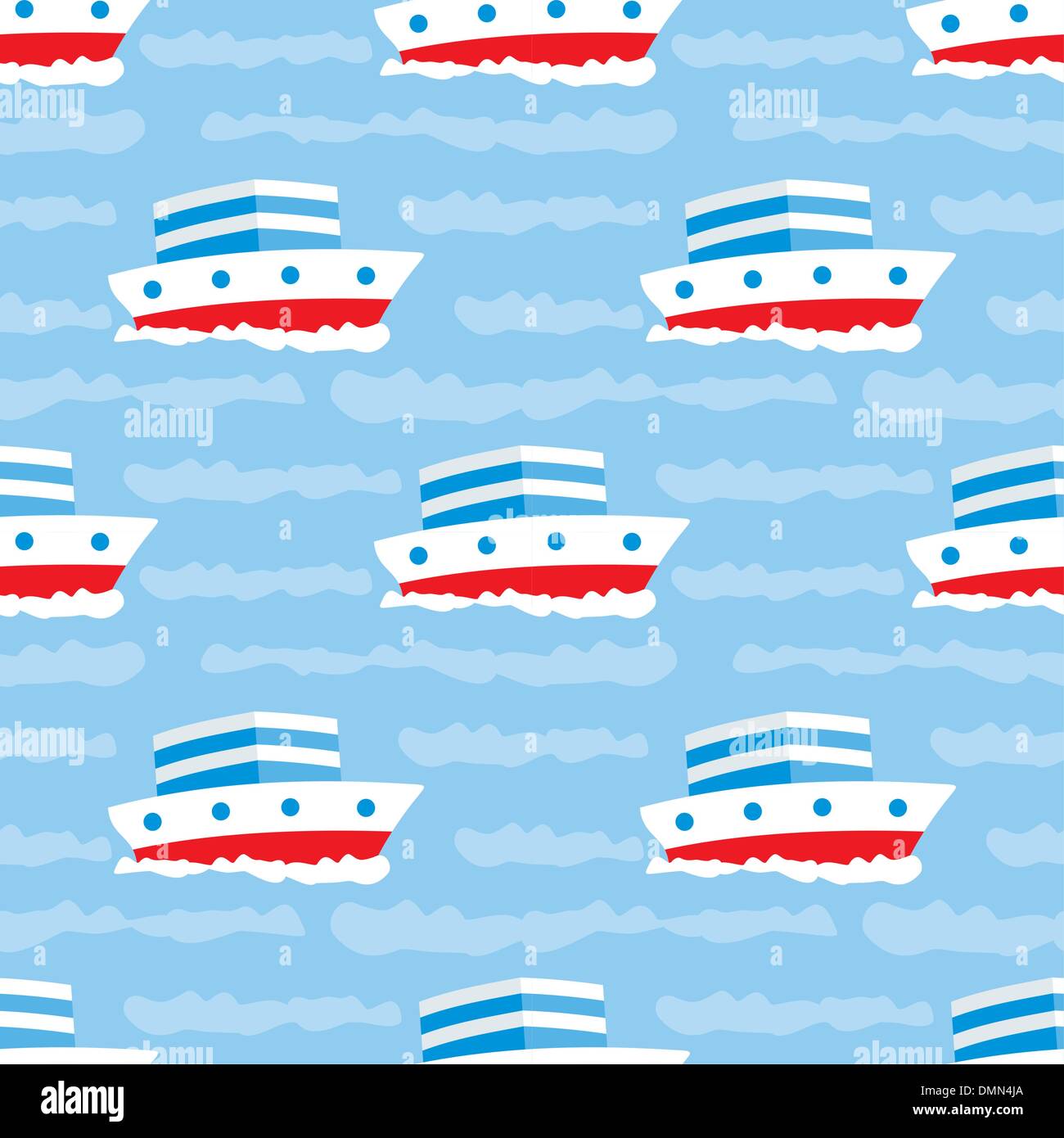 Seamless ships pattern Stock Vector Image & Art - Alamy