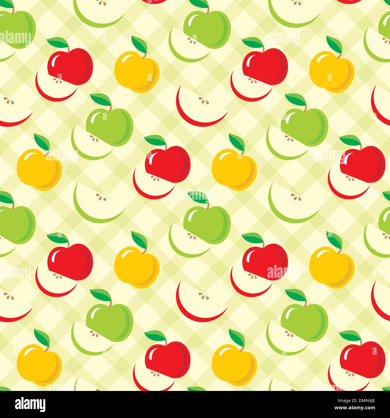 Seamless apples pattern Stock Vector Image & Art - Alamy