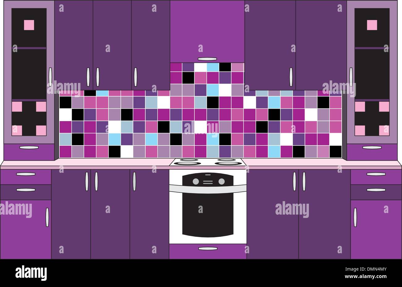 Interior horizontal Stock Vector Images - Alamy