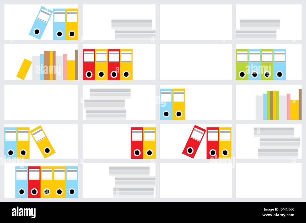 Modern office files Stock Vector Images - Alamy