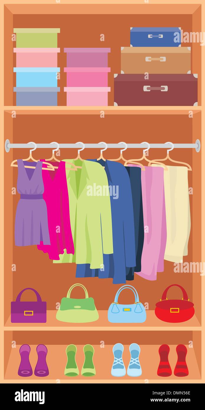 Garment storage bag Stock Vector Images - Alamy