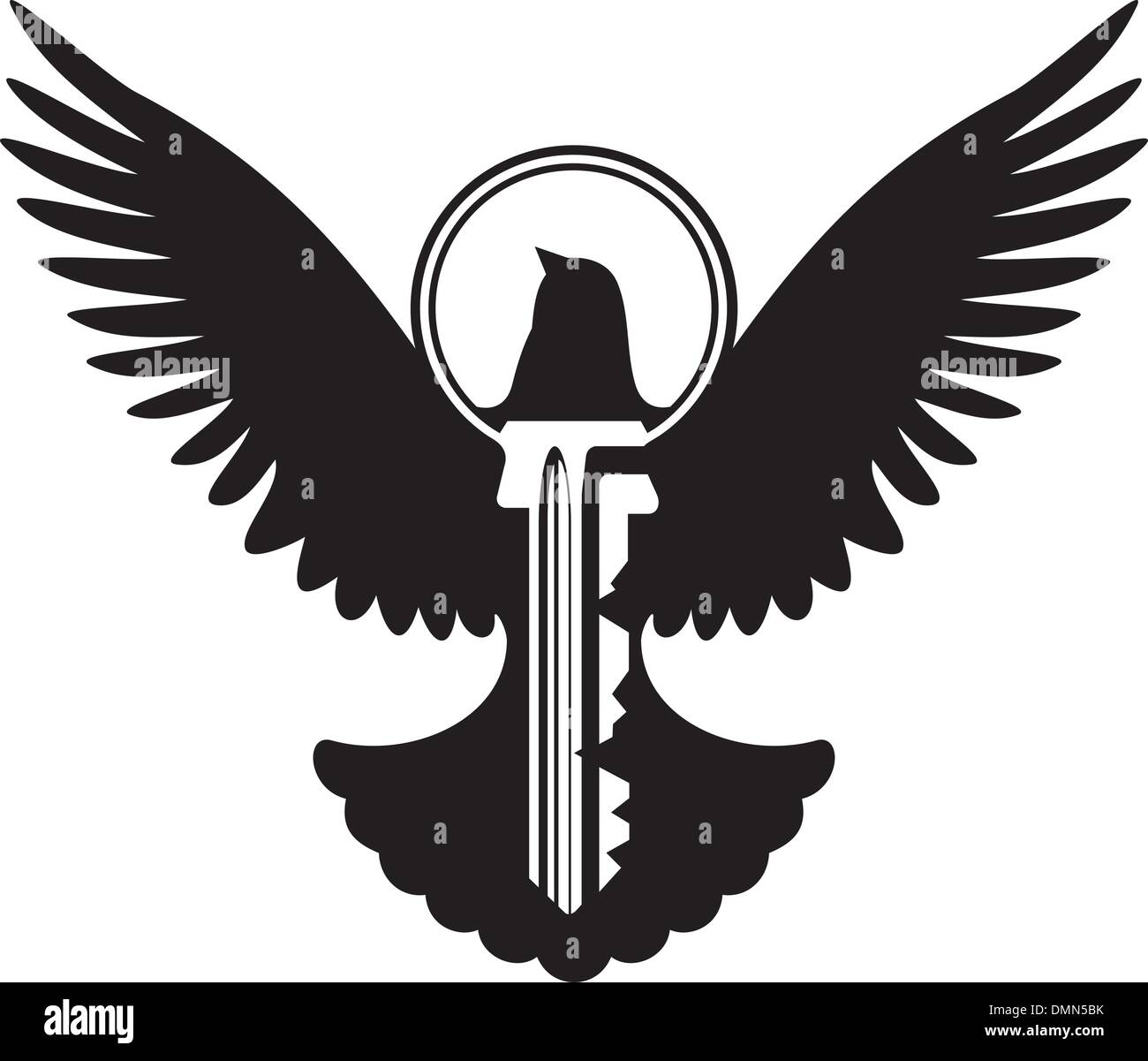Dove with key Stock Vector Image & Art - Alamy