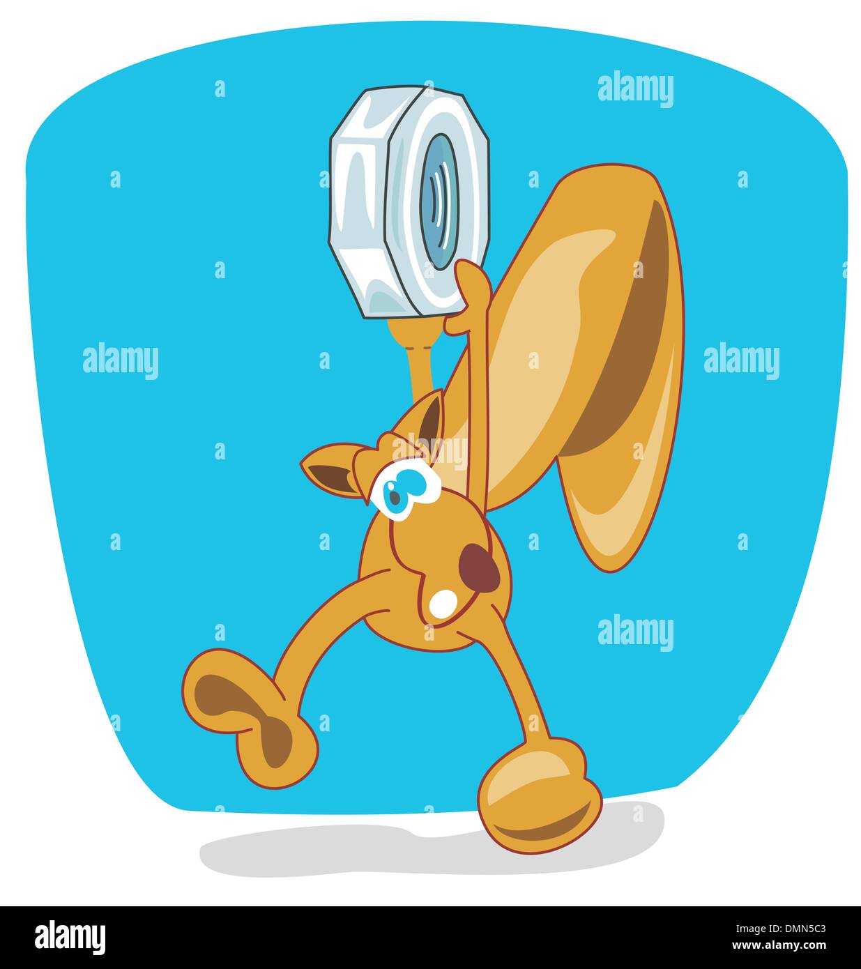 Carrying a nut Stock Vector Images - Alamy