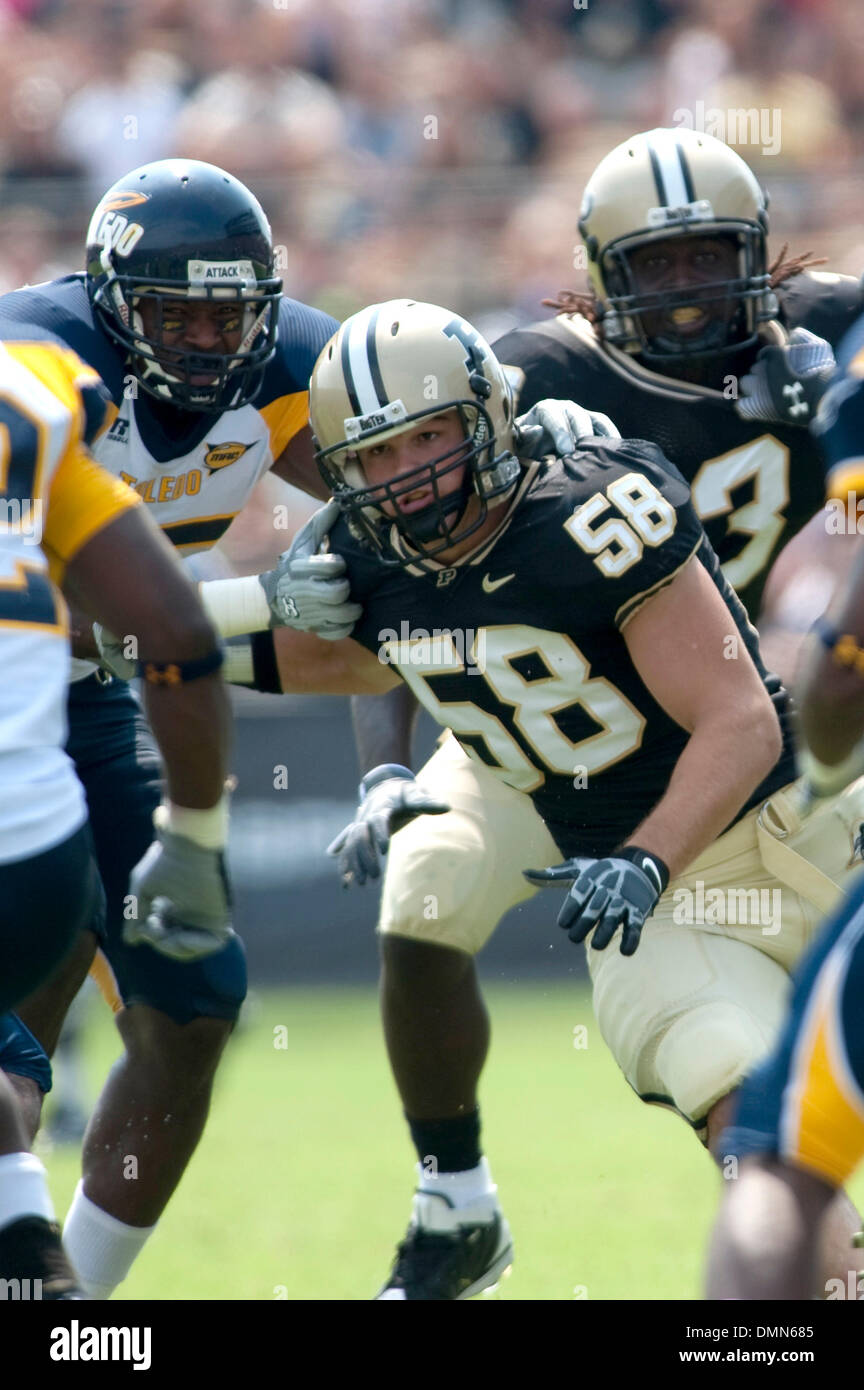 05 September 2009: Toledo Rockets vs Purdue Boilermakers .Robert Maci ...