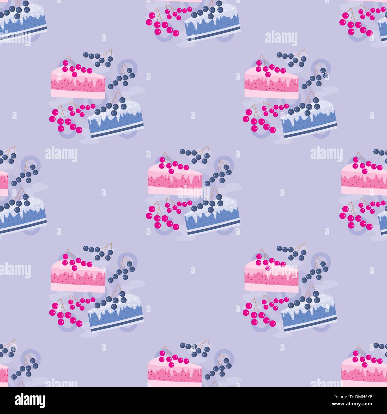 Cake pattern Stock Vector Images - Alamy