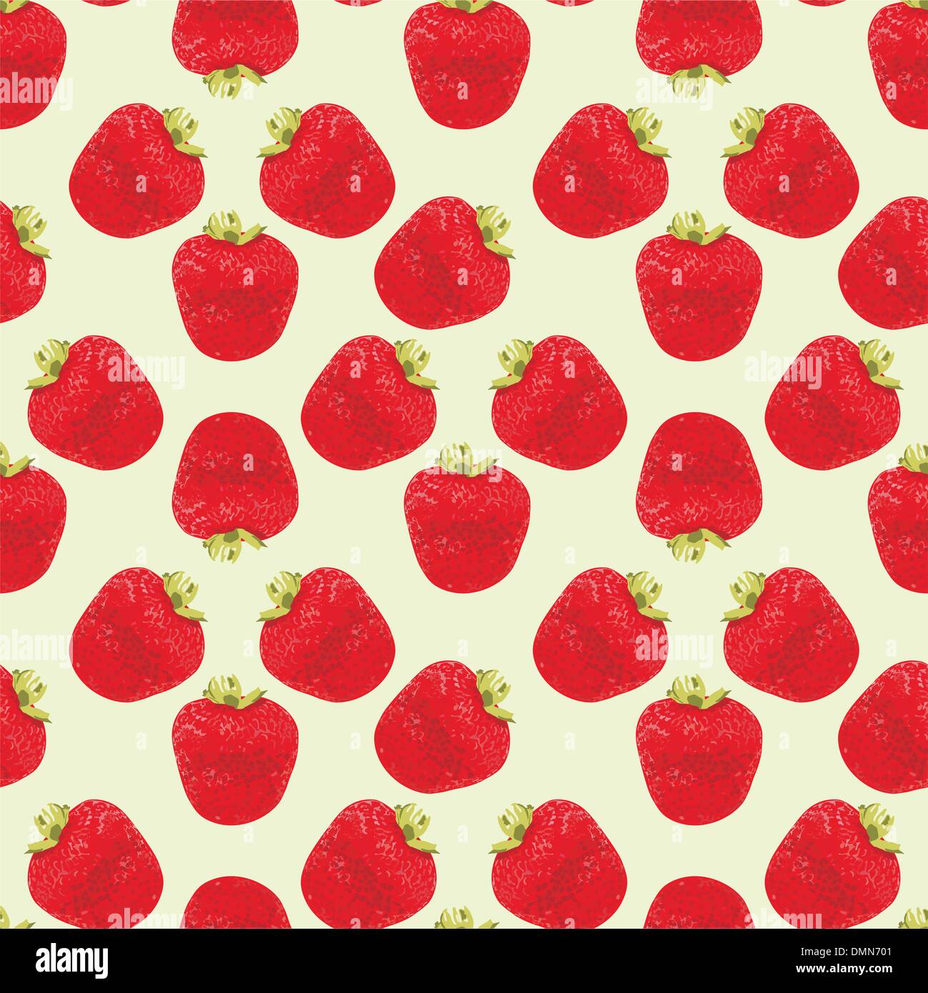 Strawberries seamless pattern summer Stock Vector Images - Alamy