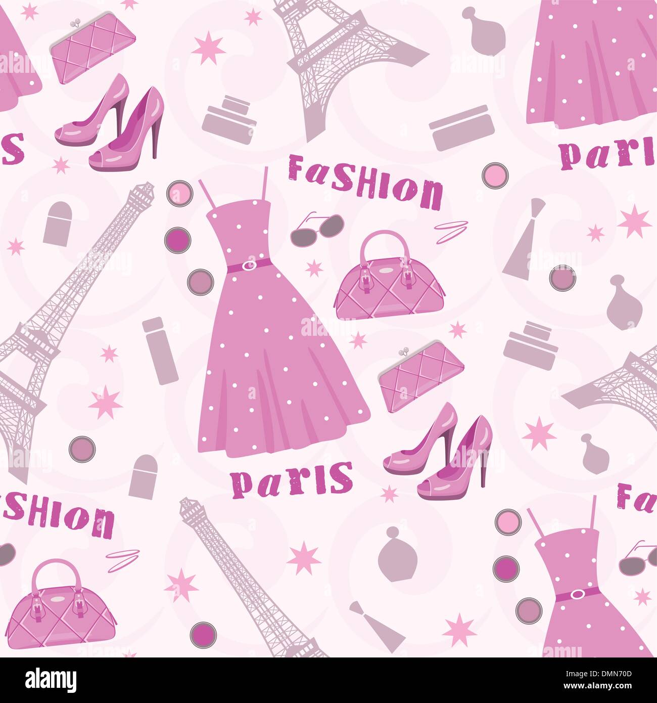 Seamless fashion pattern Stock Vector Image & Art - Alamy