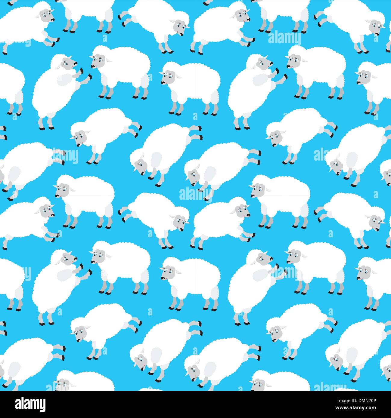 Seamless sheeps pattern Stock Vector Image & Art - Alamy
