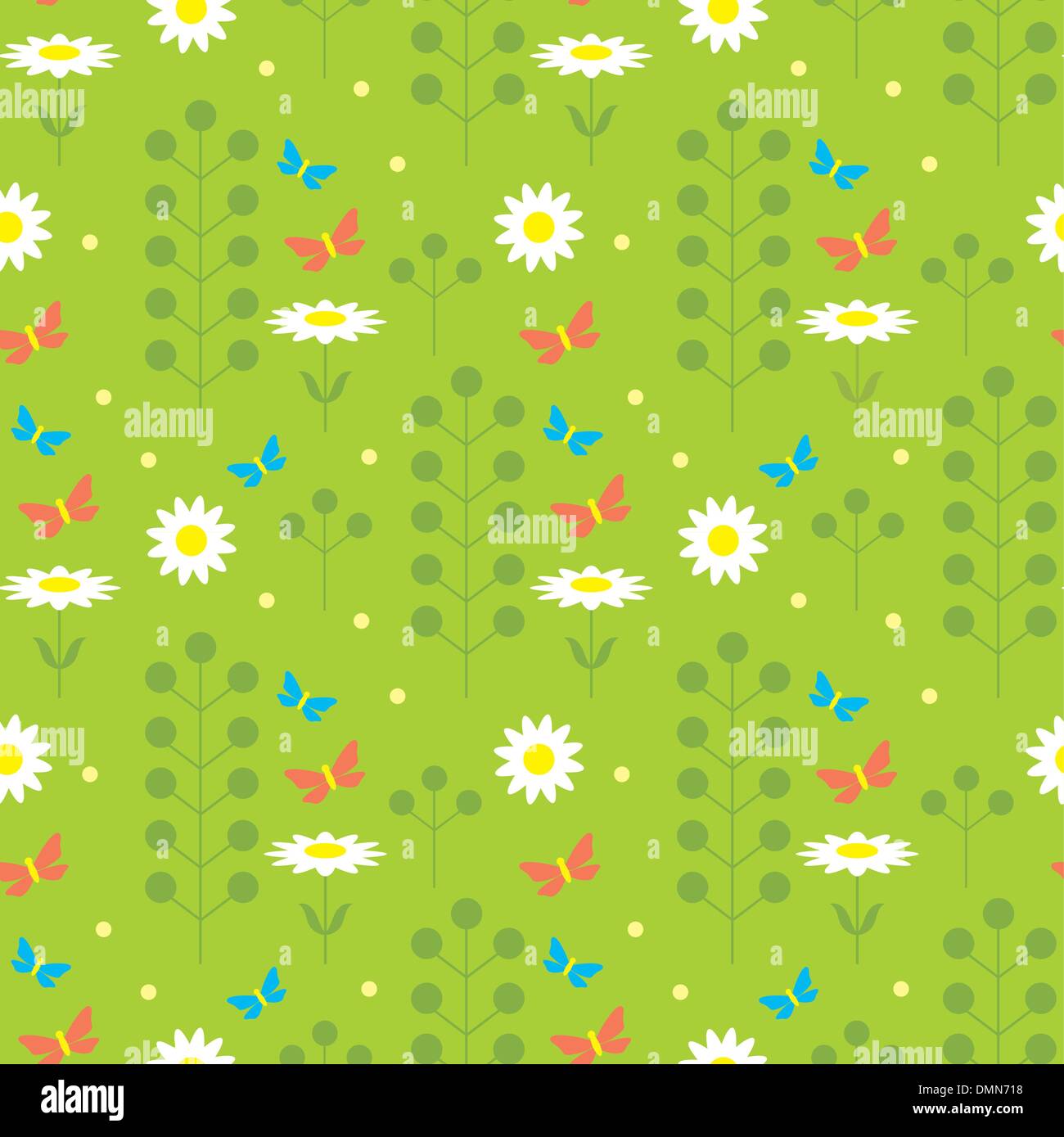 Seamless flowers Stock Vector Images - Alamy