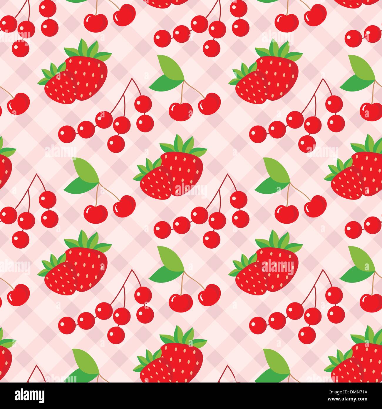 Seamless fruit pattern hi-res stock photography and images - Alamy