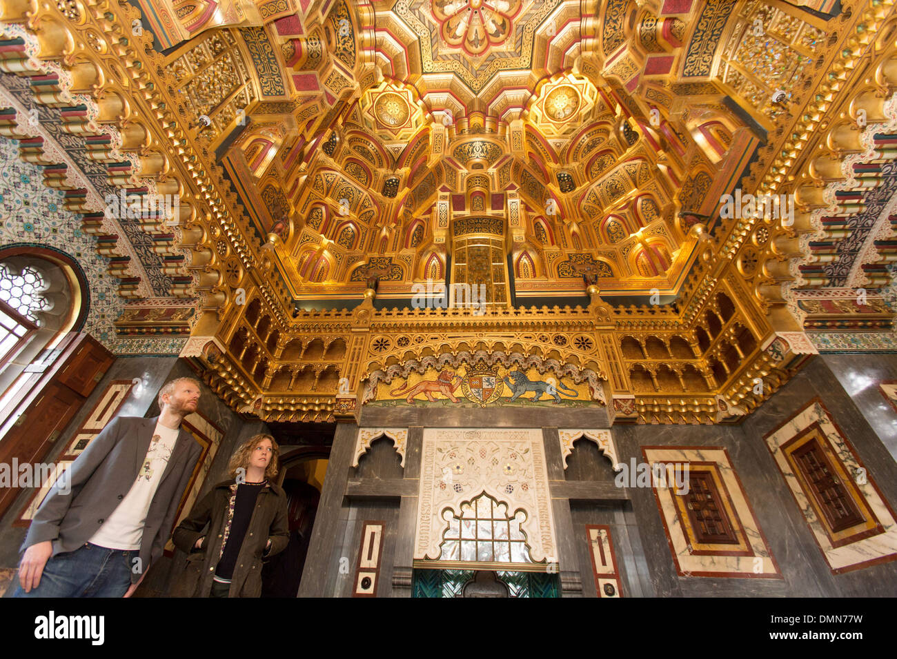 The Arab Room at Cardiff Castle Stock Photo - Alamy