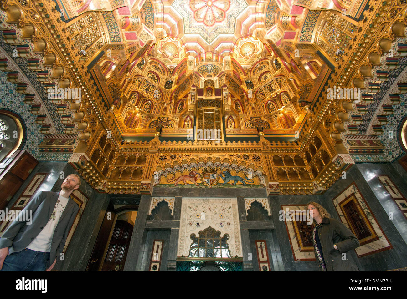 The Arab Room at Cardiff Castle Stock Photo - Alamy