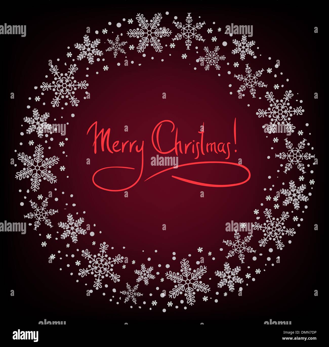 Vector christmas circle background Stock Vector Images - Alamy