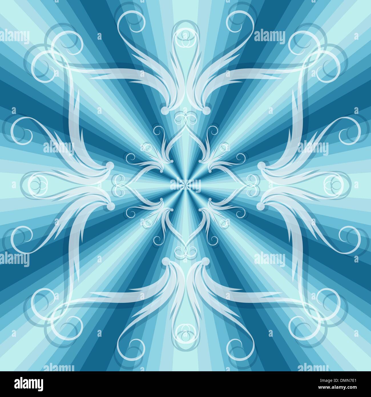 Floral repeating pattern light blue Stock Vector Images - Alamy