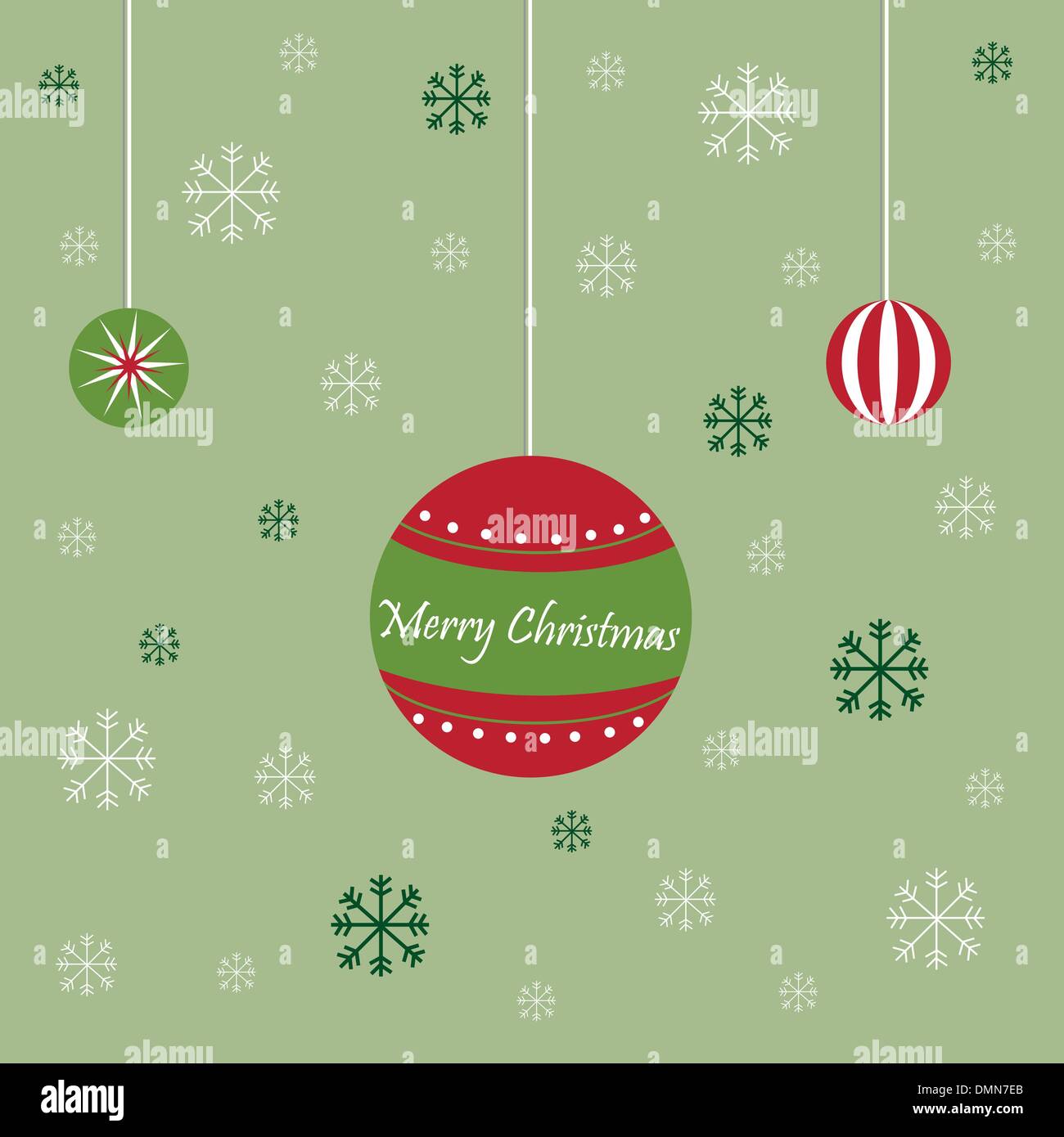 Hanging Christmas Ornaments Stock Vector Image & Art - Alamy
