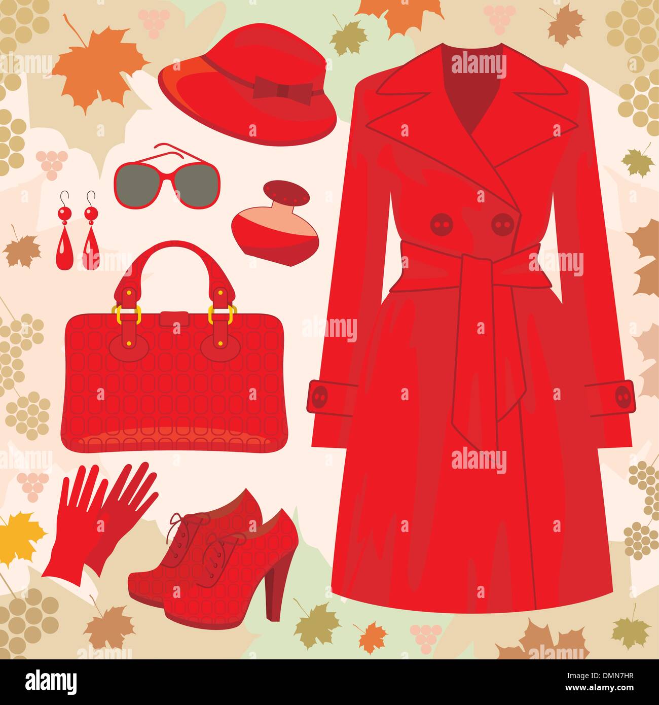 Autumn fashion set Stock Vector Image & Art - Alamy