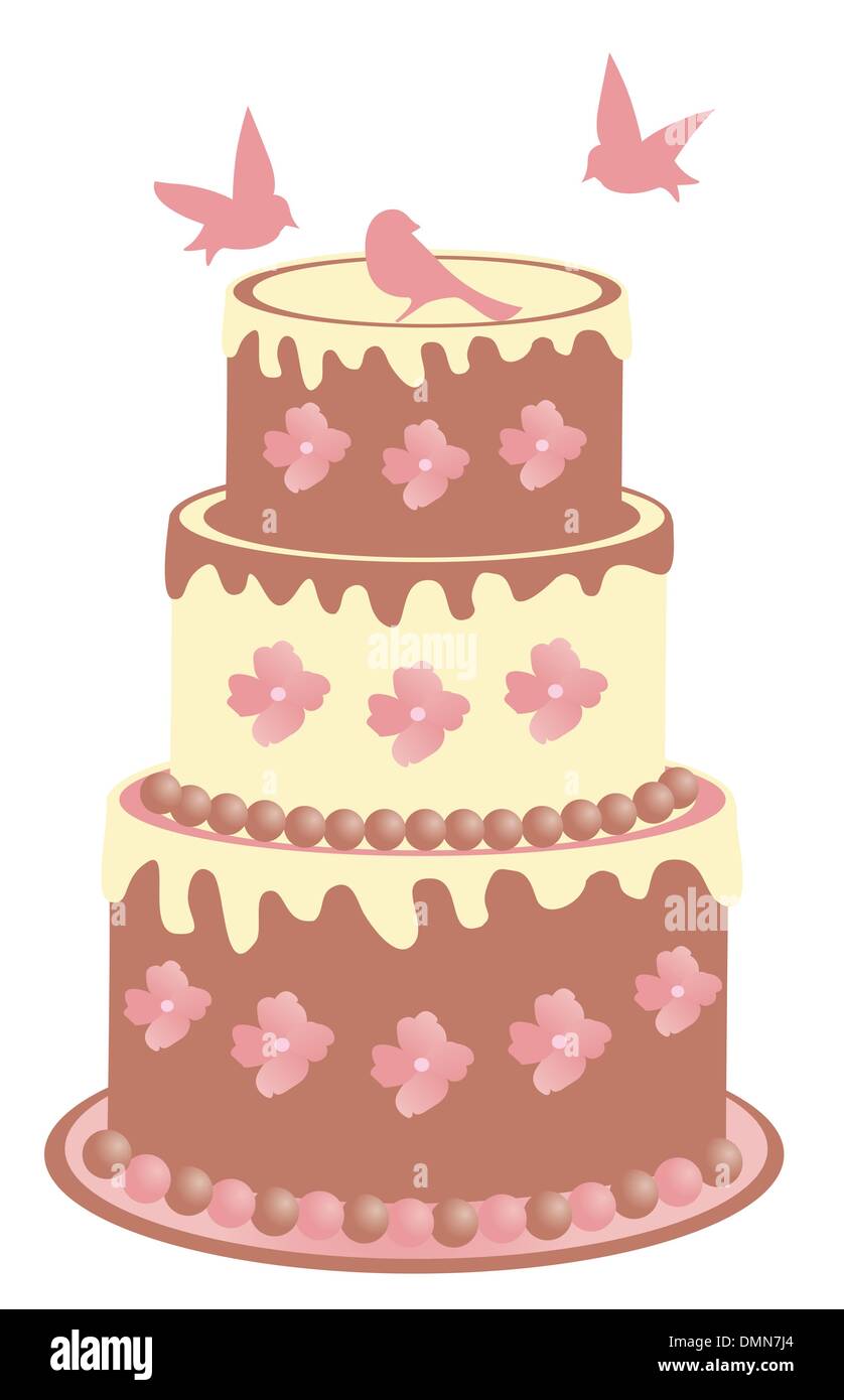 Dark cake Stock Vector Images - Alamy