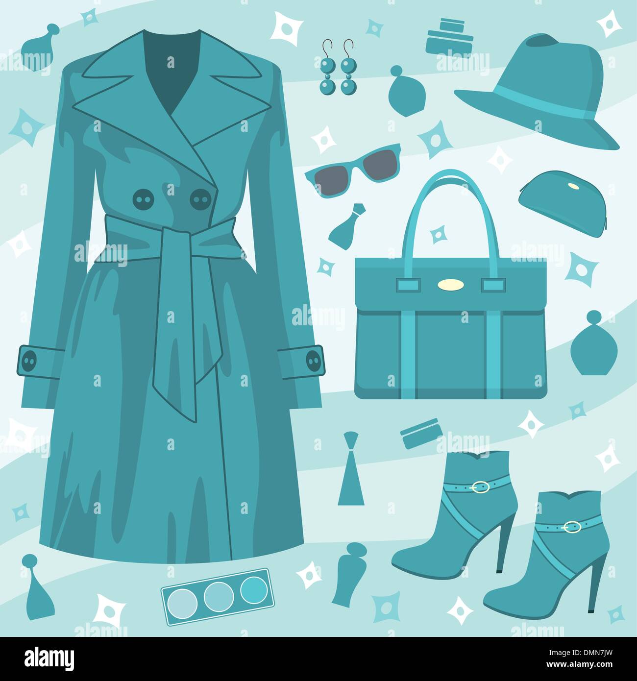 Autumn fashion set Stock Vector Image & Art - Alamy