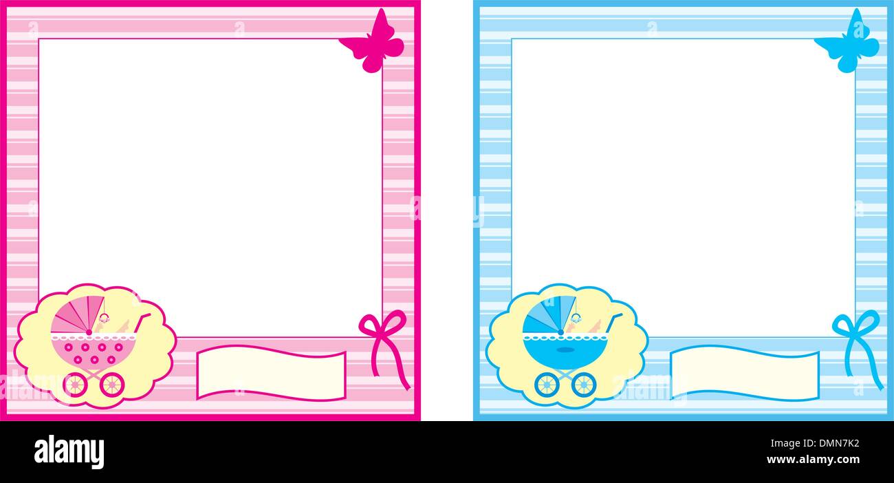 Baby photo frame Stock Vector Image & Art - Alamy