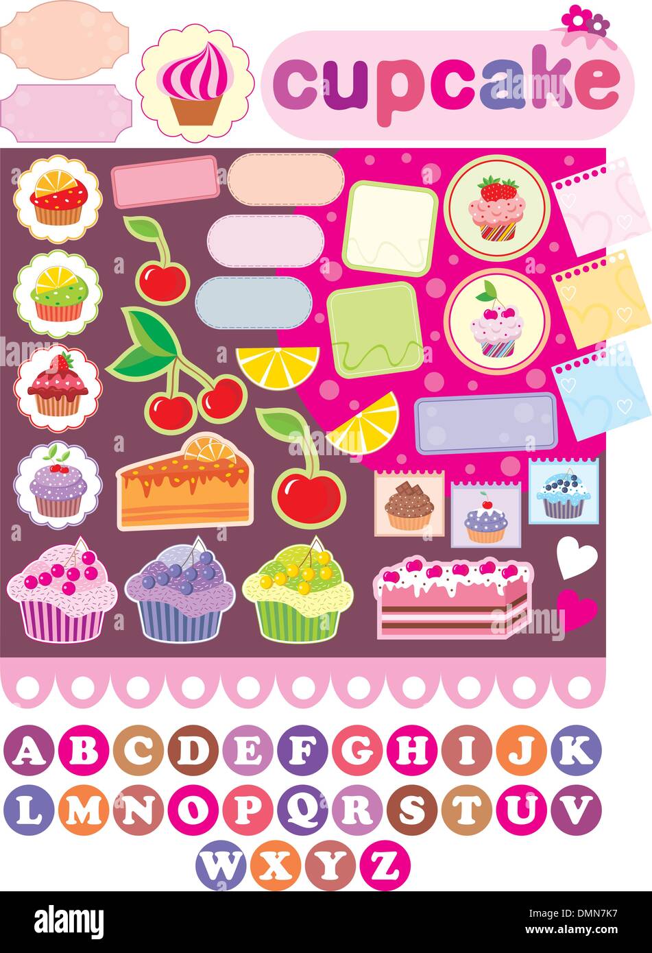 Scrapbook backgrounds Stock Vector Images - Alamy