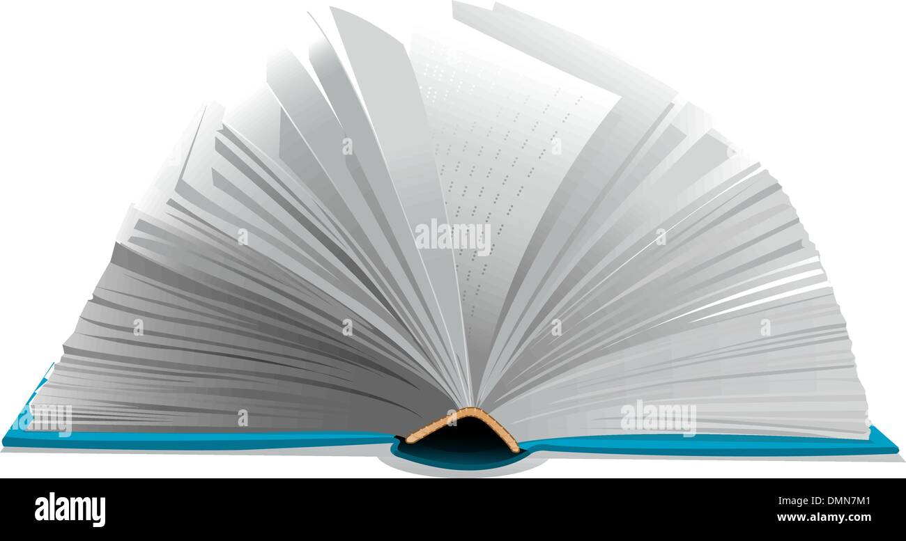 Open book Stock Vector Images - Alamy